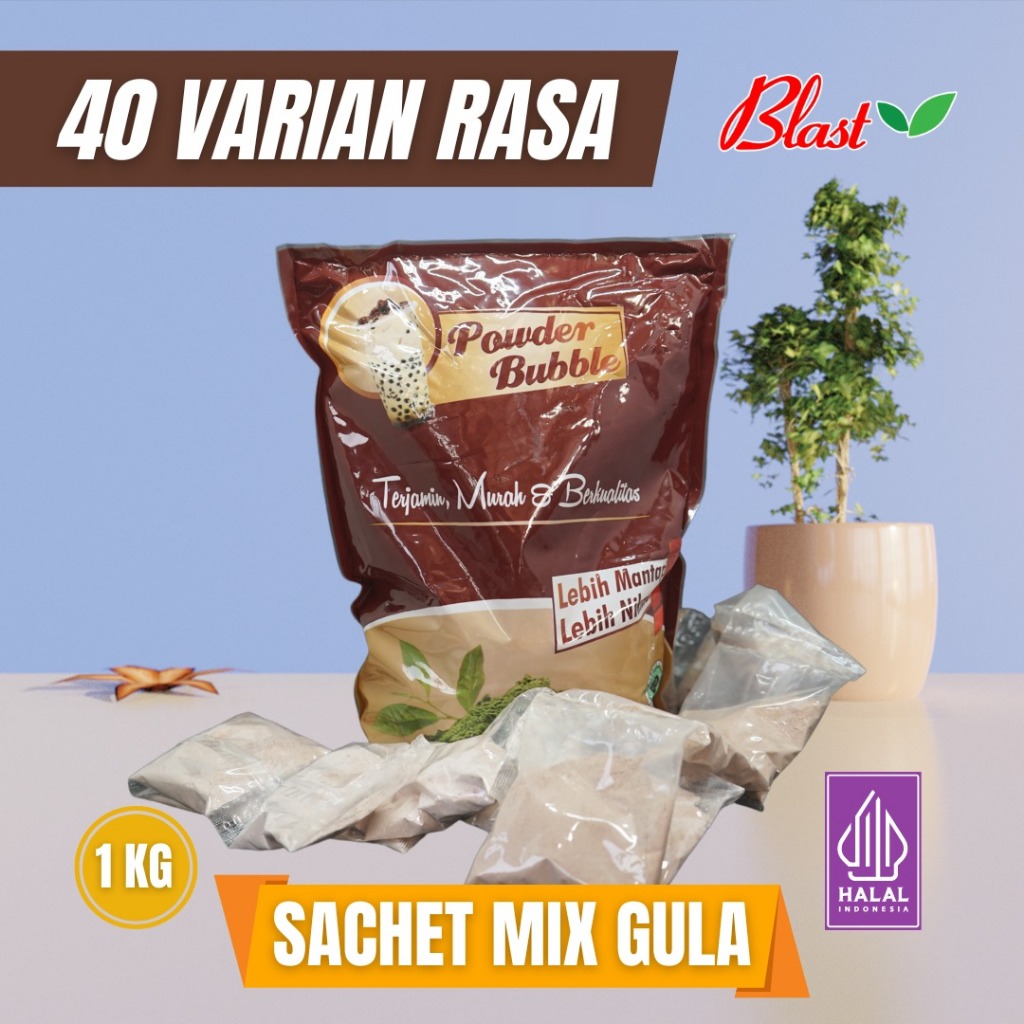 Jual Powder Varian Rasa Cokelat 1 Kg (MIX GULA) Kemasan Sachet - Bubuk ...
