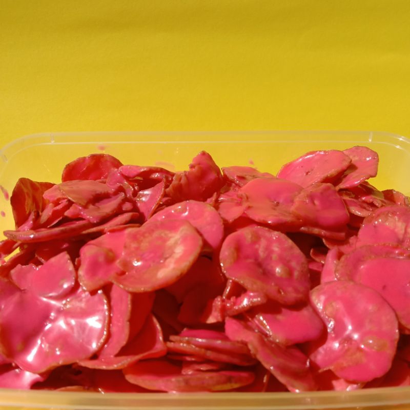 Jual Keripik Pisang Coklat Lumer viral 250 gram rasa strawberry by ...