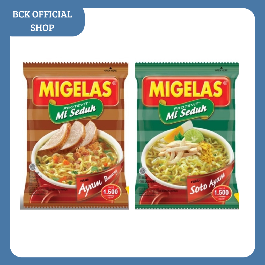 Jual MIGELAS Rasa Ayam Bawang/Rasa Soto Ayam 15x30gr (1 Renceng ...