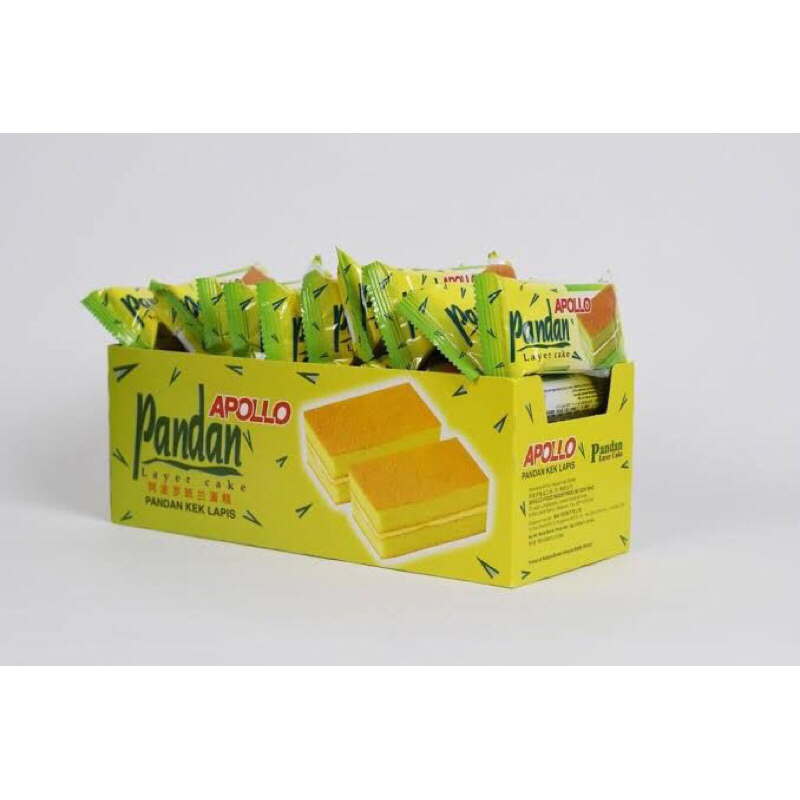 Jual Apollo Layer Cake Bolu Lapis Pandan dan Coklat | Shopee Indonesia