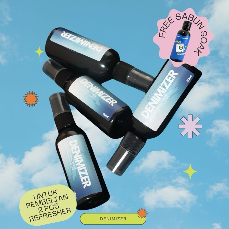 Jual Refresher & Pewangi Raw Denim Denimizer Aroma Vanilla 60ml ...