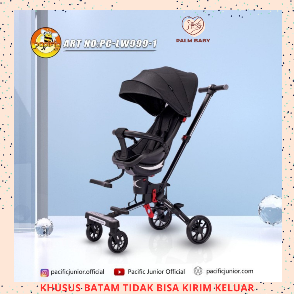 Jual Pacific Magic Stroller LW 999-1 Kereta Dorong Bayi | Shopee Indonesia