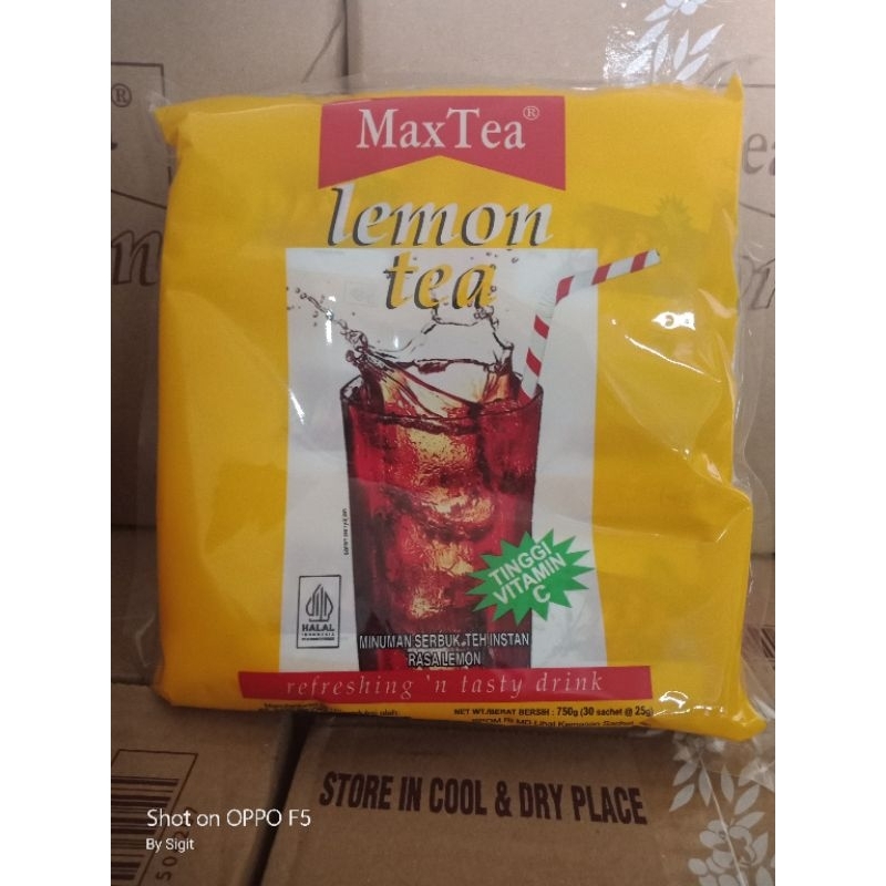 Jual Maxtea Lemon Tea 30 Sachet | Shopee Indonesia