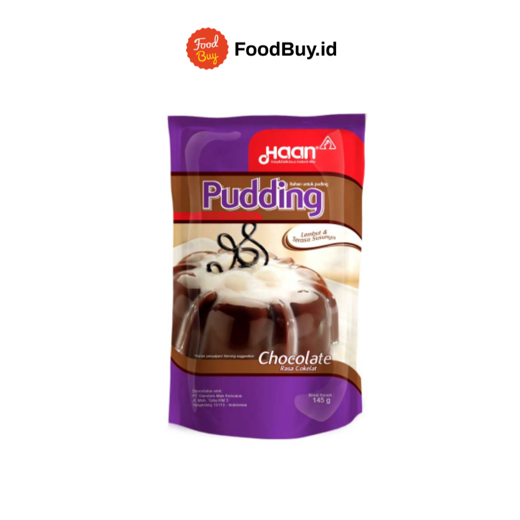 Jual Haan Pudding Instant Pudding Mix Rasa Cokelat 145gr | Shopee Indonesia