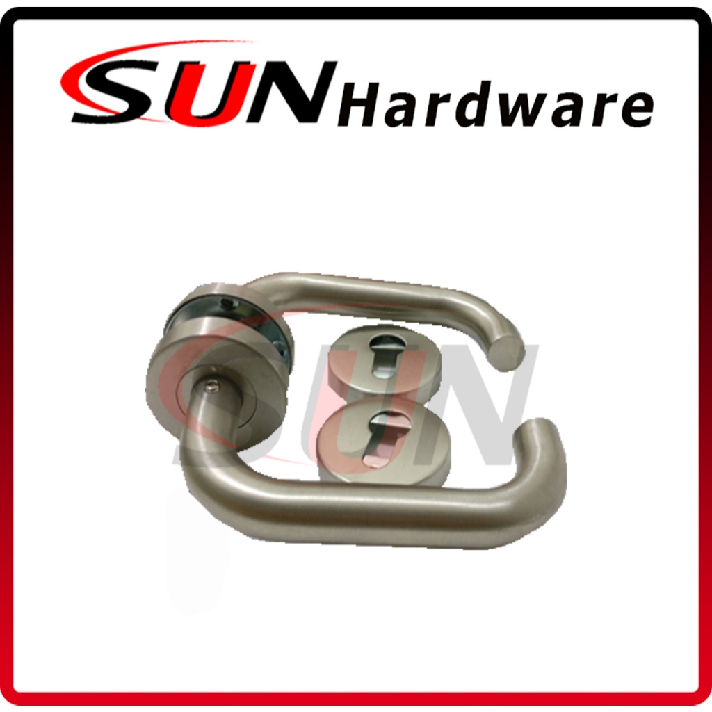 Jual Lever Handle Pintu rumah Kamar Mandi Wc Pipa Stainless Tarikan ...