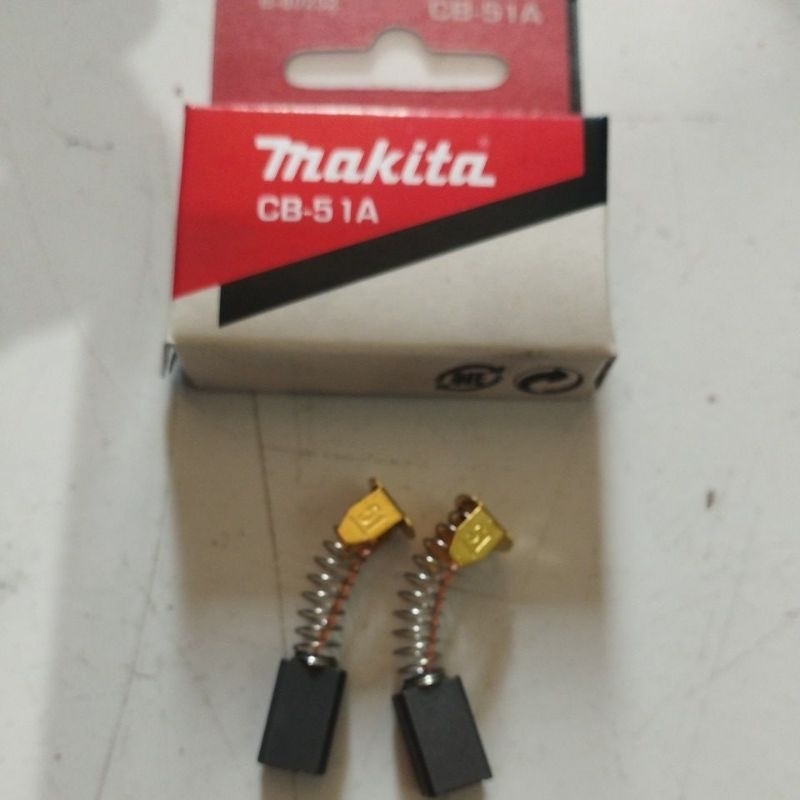 Jual CARBON BRUSH MAKITA CB 51/KUL BOSTEL/ARANG SPUL(minimal 2 pcs)/mesin serut/mesin profil ...