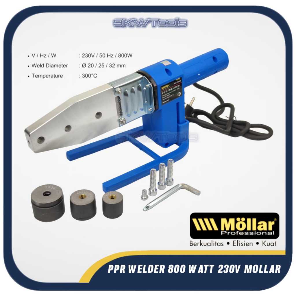 Jual Mesin Las PPR 20-32mm Mollar Pemanas Pipa PPR Pipe Heater Pvc ...