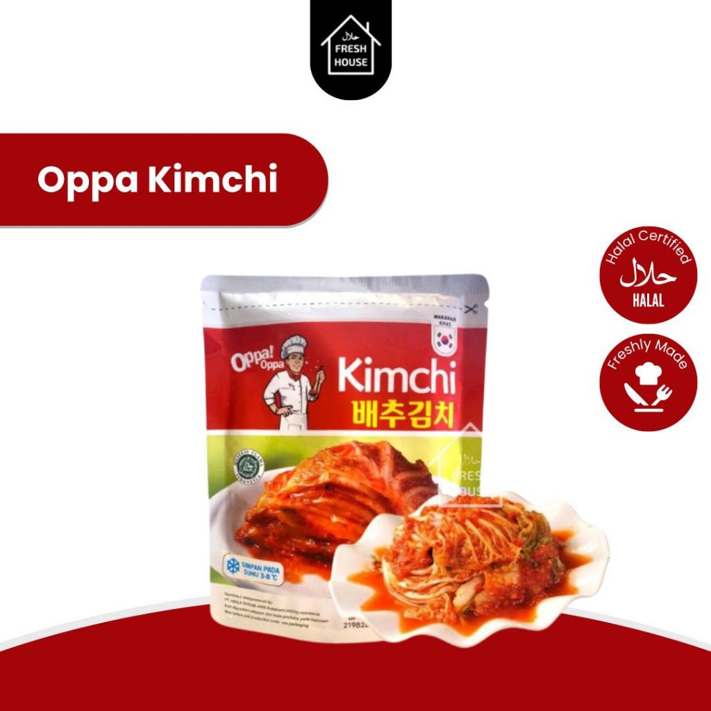 Jual KIMCHI KOREA HALAL / OPPA KIMCHI KOREA HALAL SAWI FRESH 200 GR ...