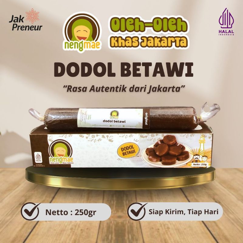Jual Dodol Betawi Original 250g - Oleh Oleh Khas Jakarta | Neng Mae ...