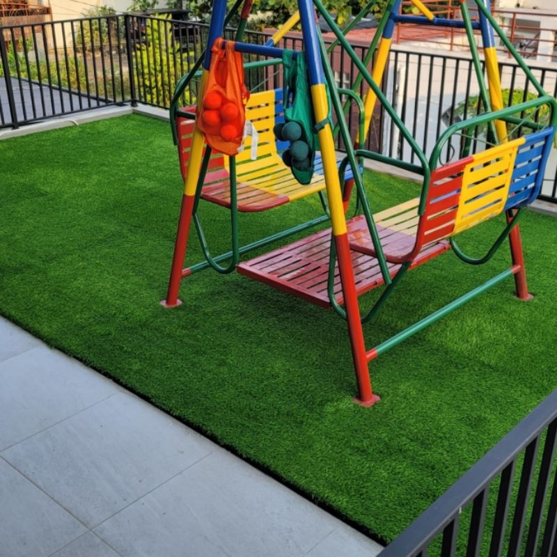 Jual 1m x 4m | Rumput Sintetis Swiss 3cm | Hijau Tebal Halus | Premium ...