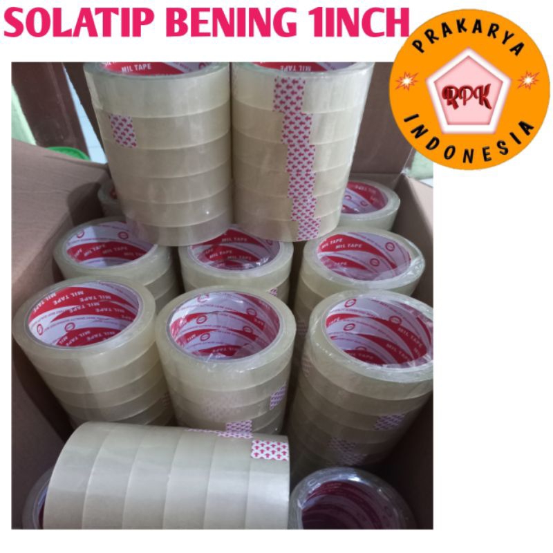 Jual Selotip atau perekat bening 1 inch harga per pcs | Shopee Indonesia