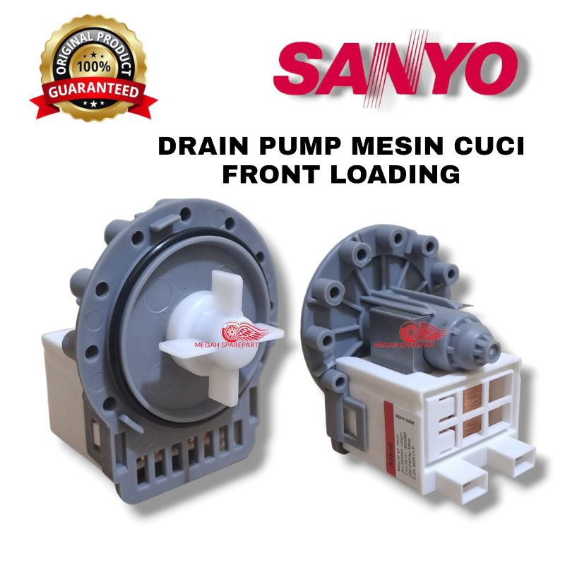 Jual SANYO FRONT LOADING MOTOR DRAIN PUMP POMPA PEMBUANGAN MESIN CUCI ...