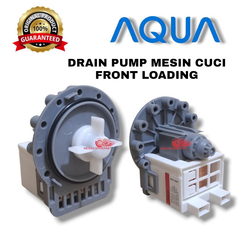 Jual AQUA FRONT LOADING MOTOR DRAIN PUMP POMPA PEMBUANGAN MESIN CUCI ...