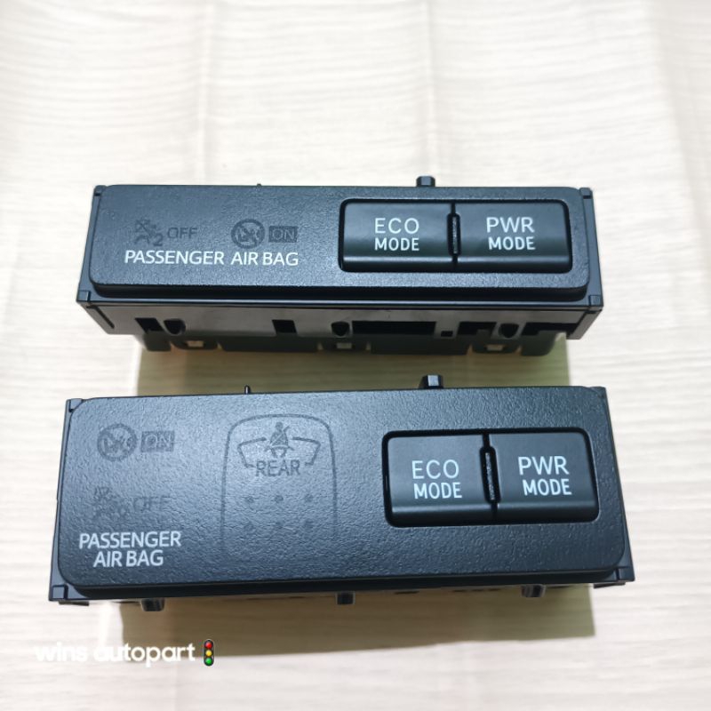 Jual tombol switch saklar passenger airbag ECO POWER MODE innova reborn ...