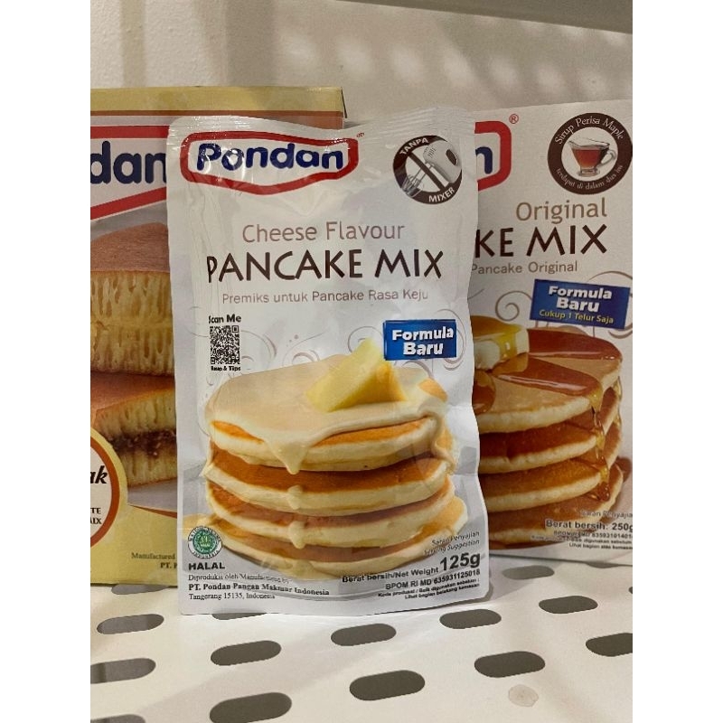 Jual Pondan Pancake Original, Coklat Dan Cheese 125g | Shopee Indonesia