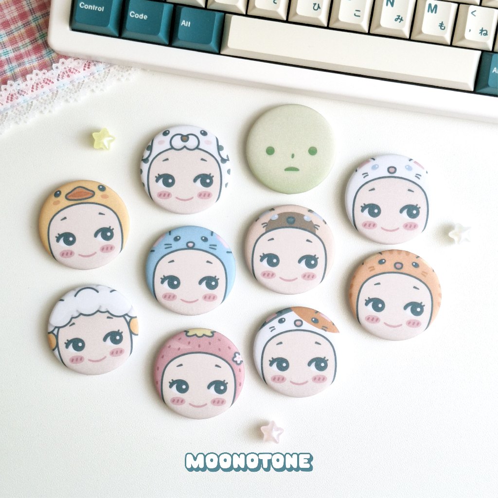 Jual Sonny Angels & Smiski Button Pins by moonotone | Shopee Indonesia