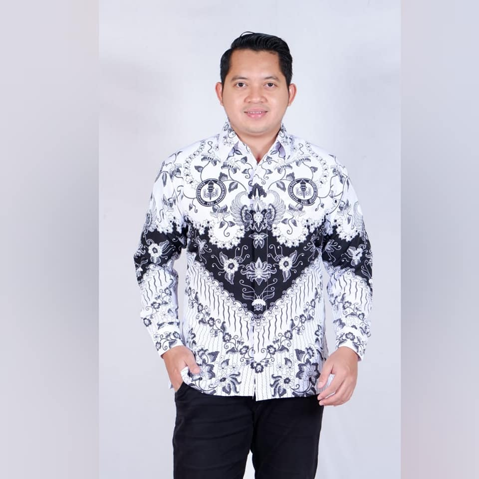 Jual Seragam batik PGRI pria terbaru lengan panjang lapis full furing ...