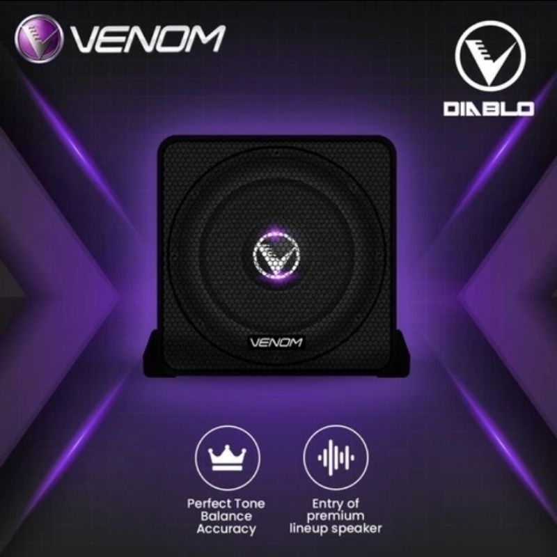 Jual Subwofer aktiv VENOM DIABOX DBX 8.1A PLUG N PLAY | Shopee Indonesia