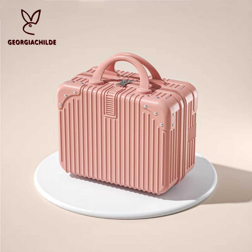 Jual Georgiachilde Koper 14 inch Koper Mini Beauty Case tas make up ...