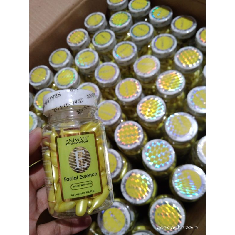 Jual ANIMATE CAPSULE FACIAL ECCENCE ISI 60, SERUM KAPSUL ANIMATE ...