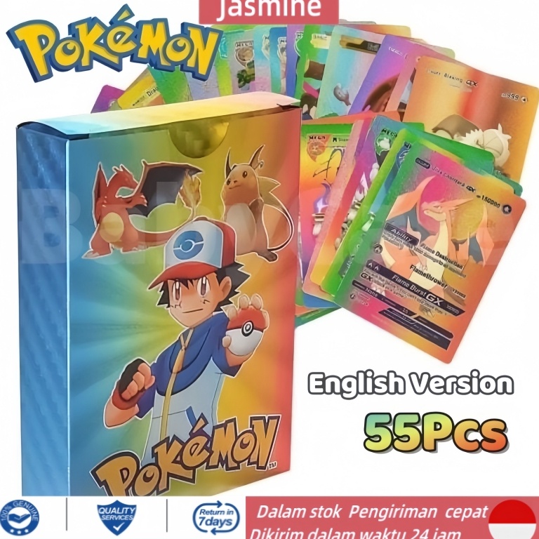 Jual KODE P5H Ready stockKartu Pokemon Warna Warni 5511pcs Bahasa ...