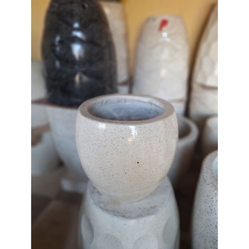 Jual Pot Terazzo Asli Marmer Bulat Anggun Indoor / Outdoor | Shopee ...