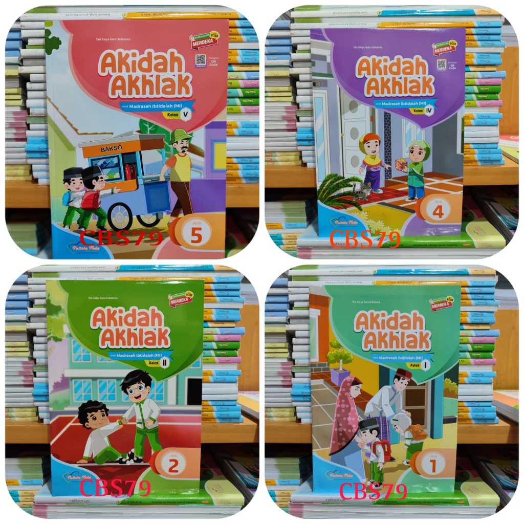 Jual Buku Akidah Akhlak Kelas 1,2,3,4,5,6 MI Kurikulum Merdeka Pustaka Mulia | Shopee Indonesia