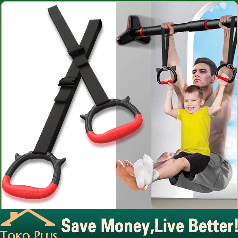 Jual KODE L4N Gym Ring Anak Pull Up Bar Gymnastic Ring Crossfit ...