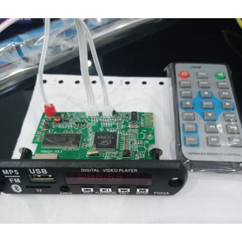 Jual kit modul bluetooth,mp5,mp4,MP3, USB,FM,kit rakitan digital player kit modul pemutar video ...