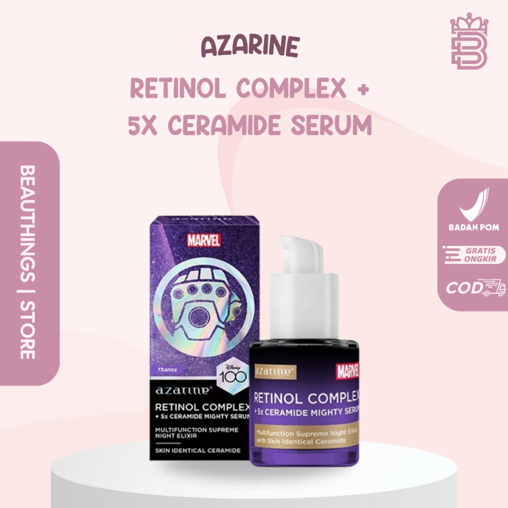 Jual AZARINE Retinol Complex + 5X Ceramide Mighty Serum Anti Aging 20 ...