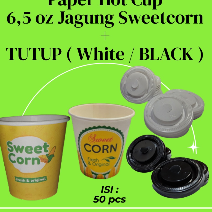 Jual Eksklusif Paper Hot Cup Jasuke 65 oz 18 ml Tutup Putih isi 5 pcs ...