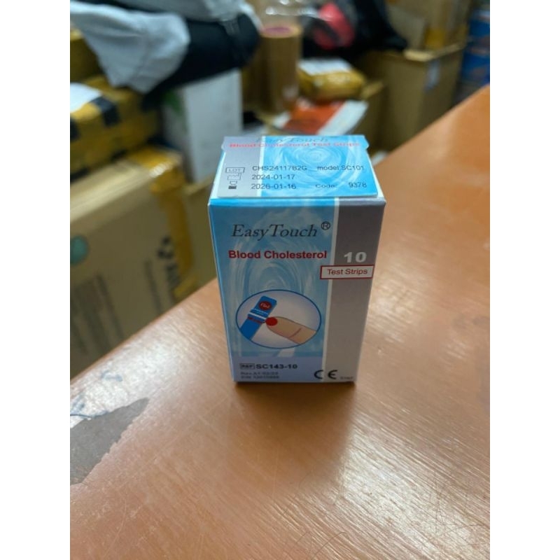 Jual Strip Easy Touch Cholesterol Stik Easy Touch Kolesterol isi 10 ...