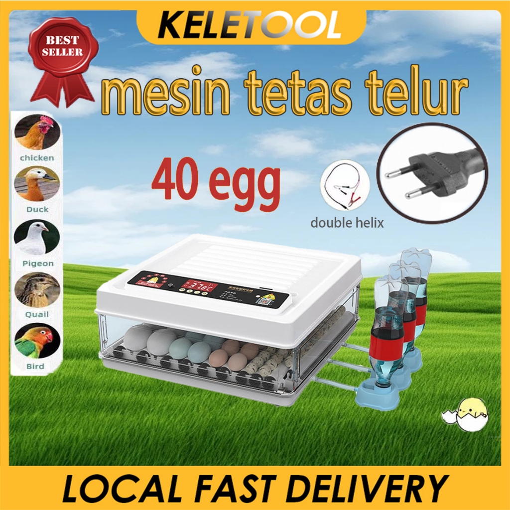 Jual 40 Egg Mesin Tetas Telur Smart InCubator Full Otomatis Mesin Alat ...