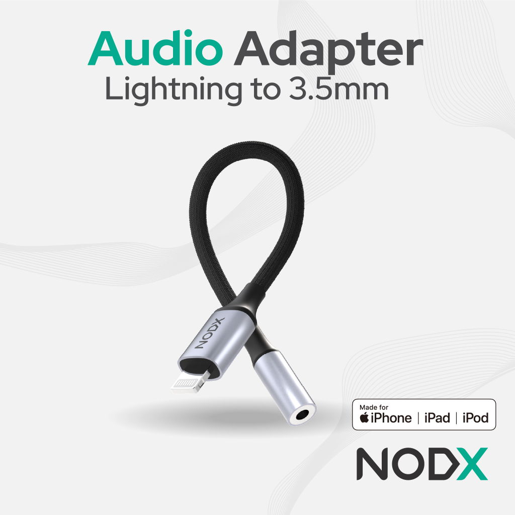 Jual NODX Lightning to Jack 3.5mm Audio Converter / Splitter (iPhone ...