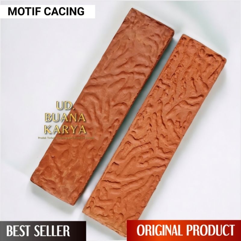 Jual Bata Tempel Motif Cicing / Bata Tempel Terakota Expose / Brick ...