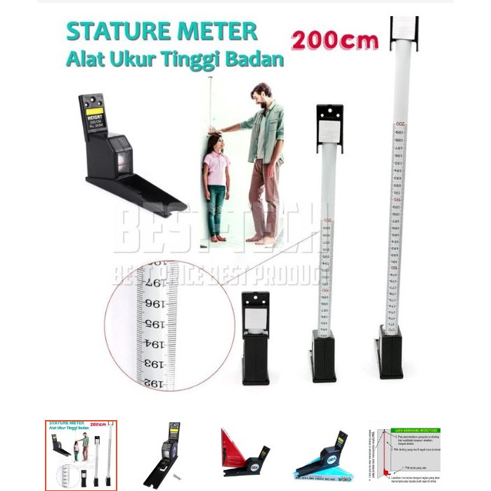 Jual GEA Stature Meter SH-2A - Alat Ukur Tinggi | Shopee Indonesia