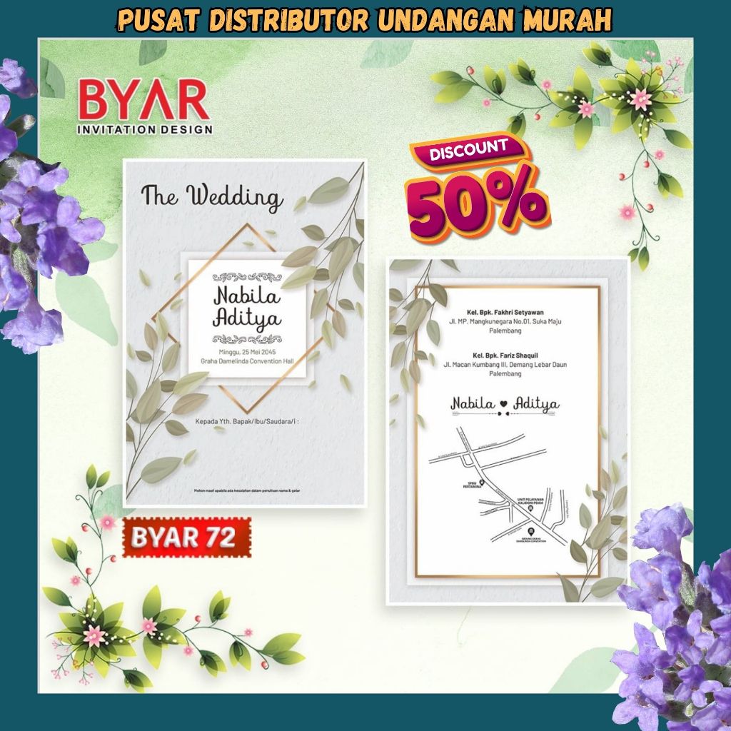 Jual Blangko Undangan Byar 72 | Blangko Undangan Murah Blangko Undangan ...
