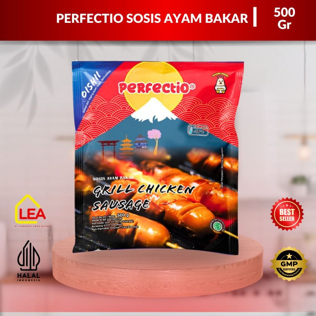 Jual Perfectio Sosis Ayam Bakar 500gr / Grill Chicken Sausage | Shopee ...
