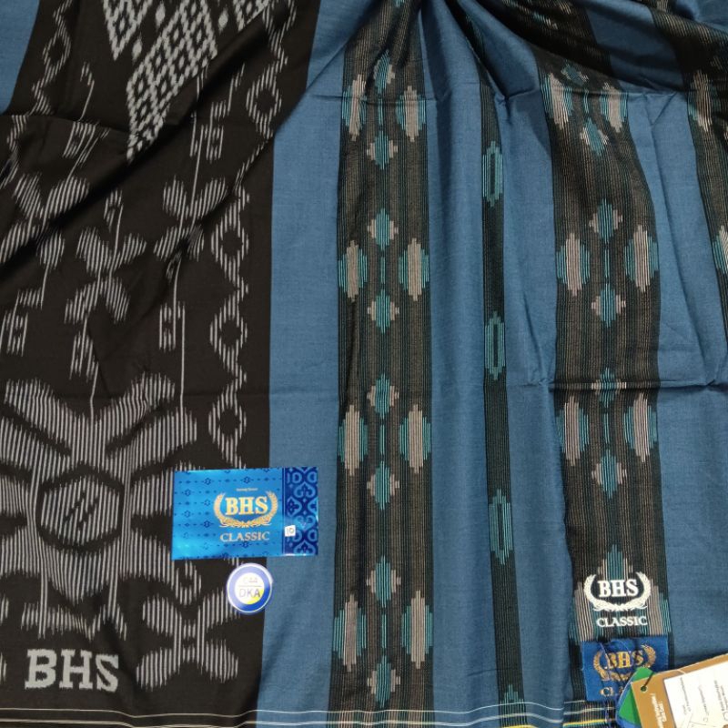 Jual SARUNG BHS CLASSIC GOLD C44 DKA 10 DOBBY KAWUNG BIRU | Shopee ...