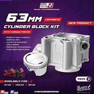 Jual Cylinder silinder Block blok UMA RACING Nmax Aerox R15 V3 NVX ...