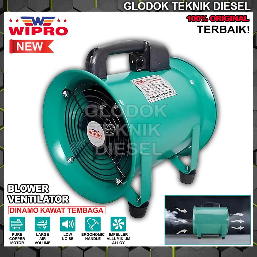 Jual Wipro Mesin Portable Blower Ventilator 12 Inch Exhaust Fan 12" Kipas Portable BVK-300 ...