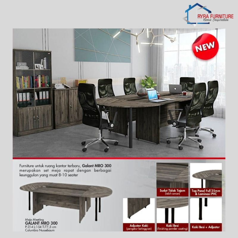 Jual ACTIV - MRO 300 - MEJA MEETING BESAR 300 CM /MEJA RAPAT/MEJA ...