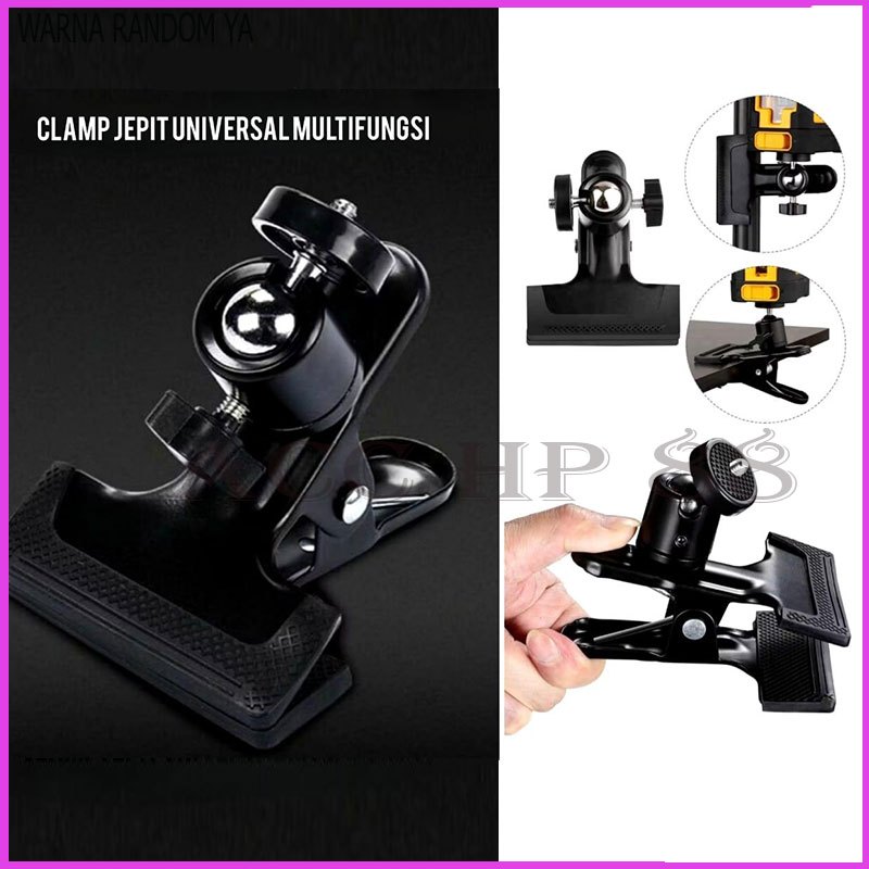 Jual Acchp Clamp Penjepit Kaca Spirit Make up Rias Dudukan Lighting ...