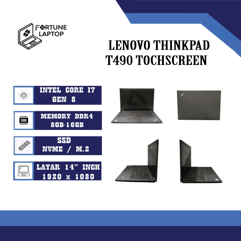 Jual Thinkpad T490 Touchscreen Core i7-8665U FHD Tuchscreen | Shopee ...