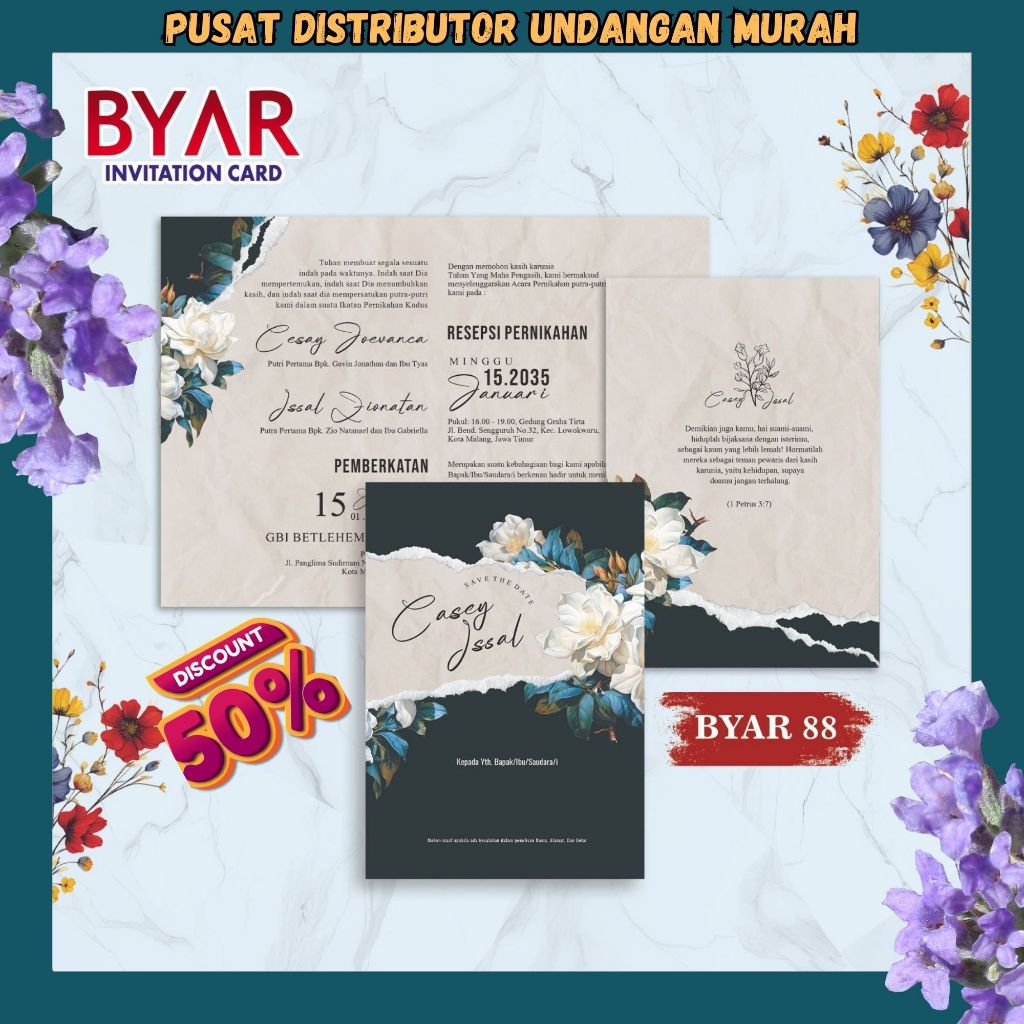Jual Blangko Undangan Byar 88 | Blangko Undangan Murah Blangko Undangan ...