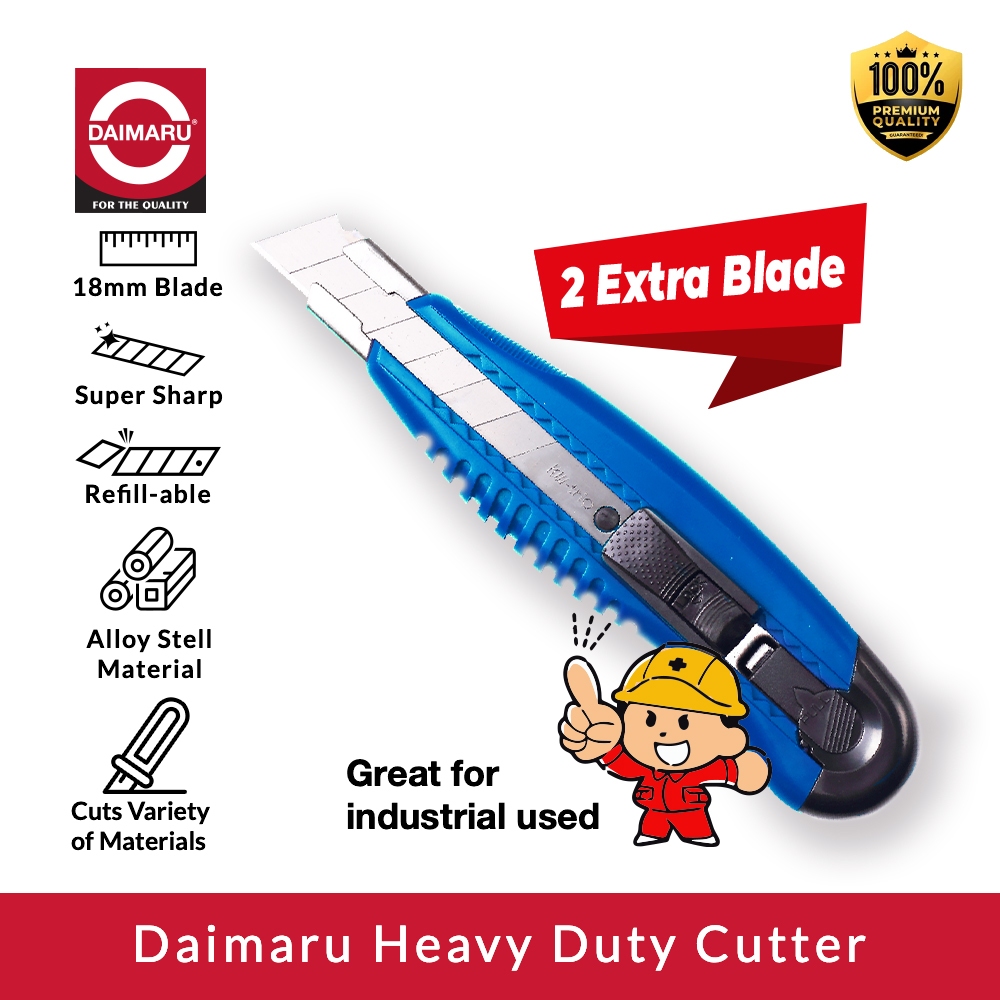 Jual Daimaru Pisau Heavy Cutter 18mm | Shopee Indonesia