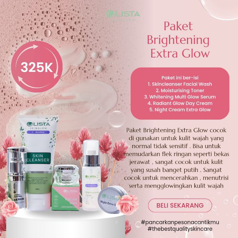 Jual Paket Brightening Extra Glow | Shopee Indonesia