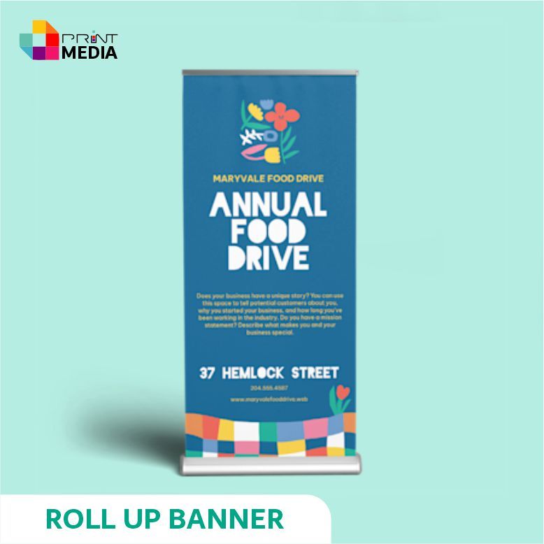 Jual Printmedia - Print Roll Up Banner 60x160cm / Print Roll Up Banner ...