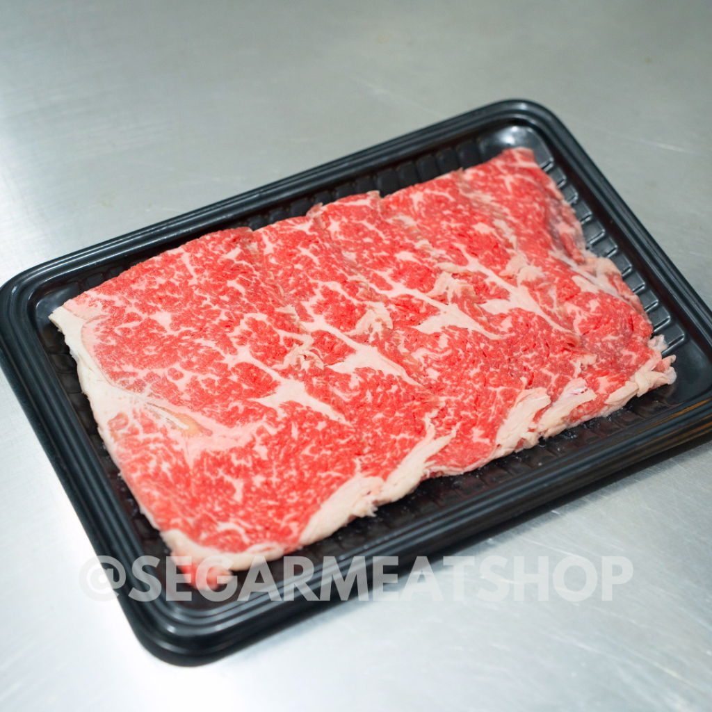 Jual Daging Slice Beef Premium - AUS Wagyu MB7+ (150gr) | Shopee Indonesia