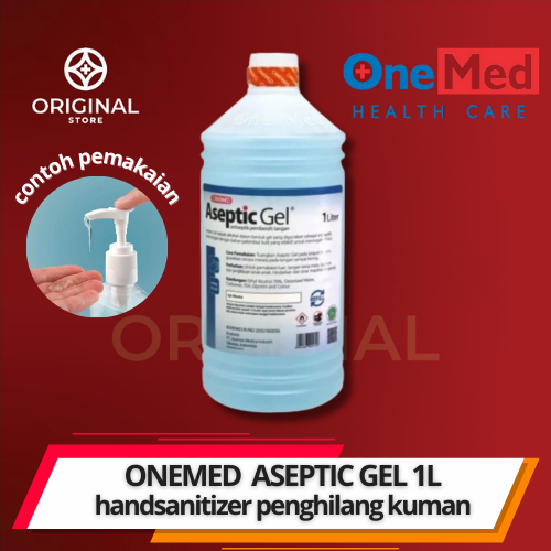 Jual Hand Sanitizer Aseptic Gel Onemed 1L | Pembersih Tangan Medis Anti ...
